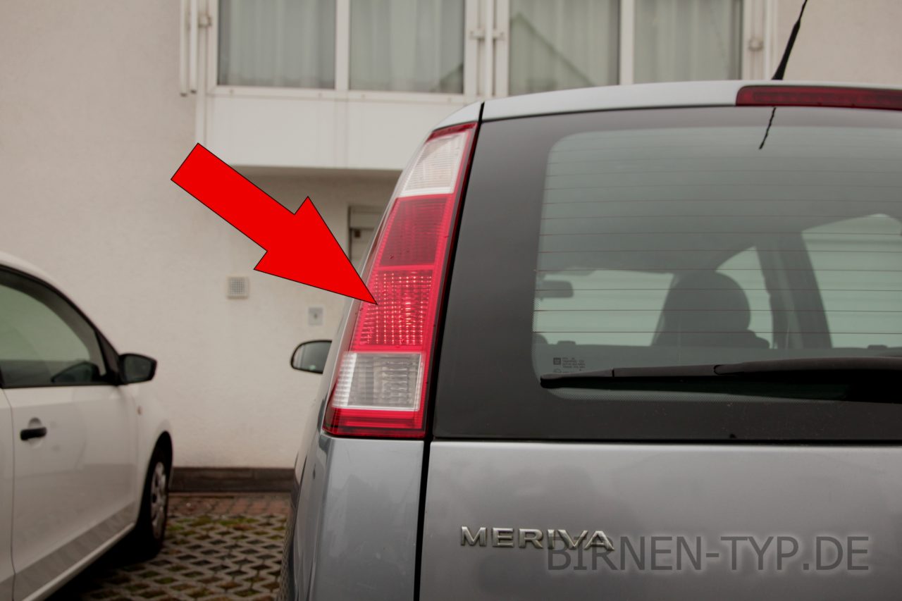 Liste mit allen Birnen für den Opel Meriva A (Typ: X03, 2003-2010)