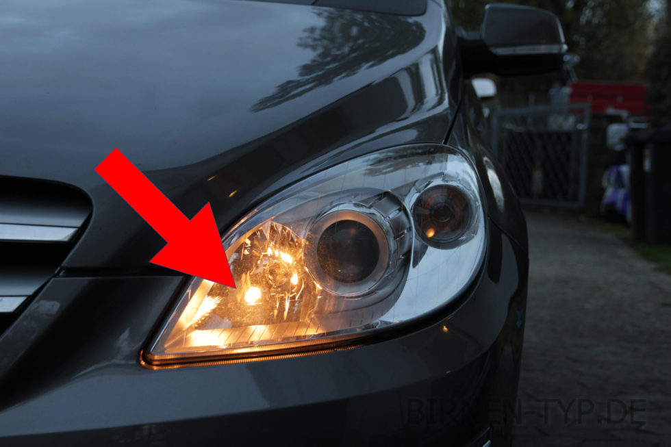 Liste mit allen Birnen für die Mercedes Benz B-Klasse, (1. Gen., Typ ...